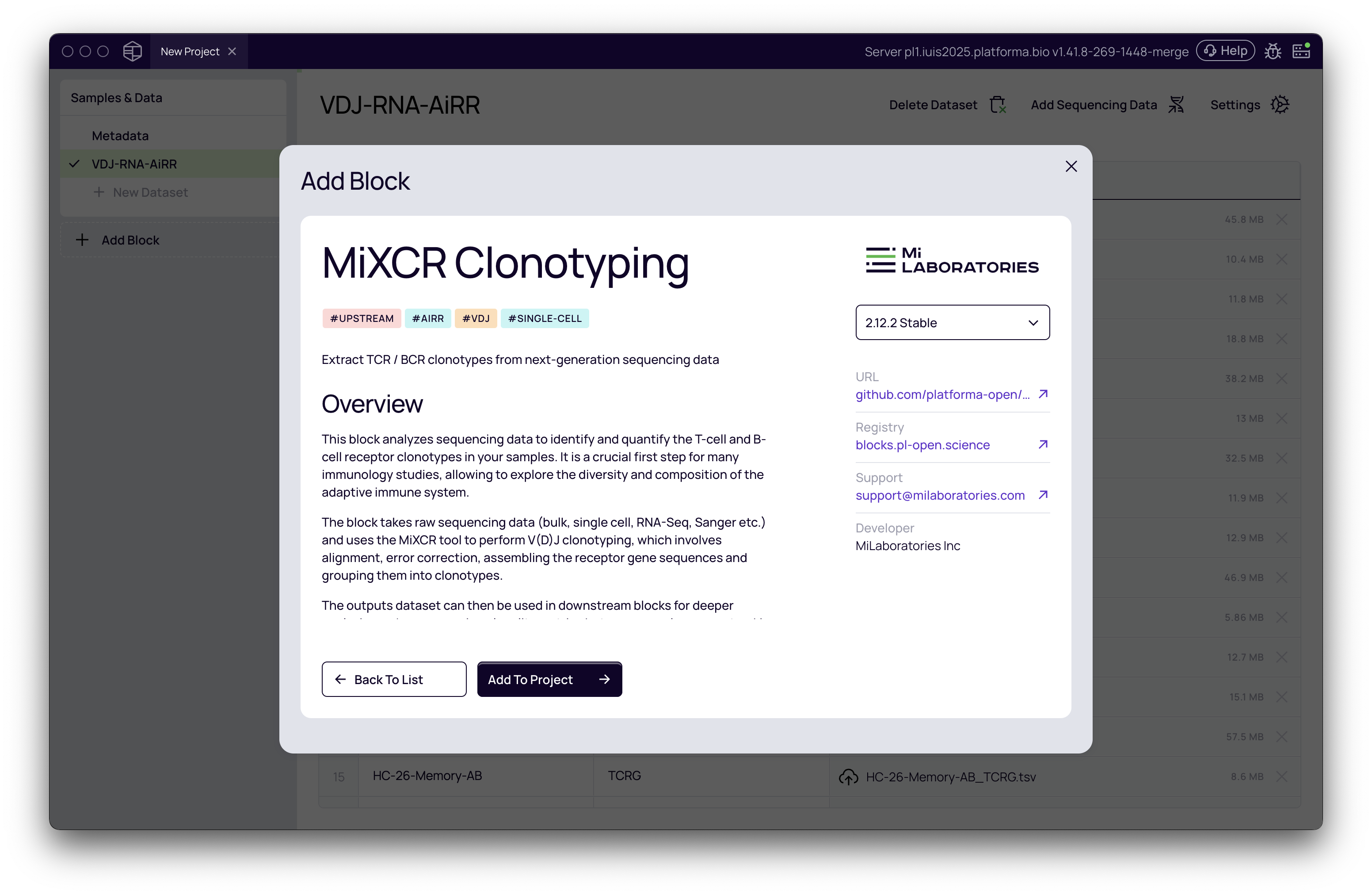 How to Import Data | Platforma docs